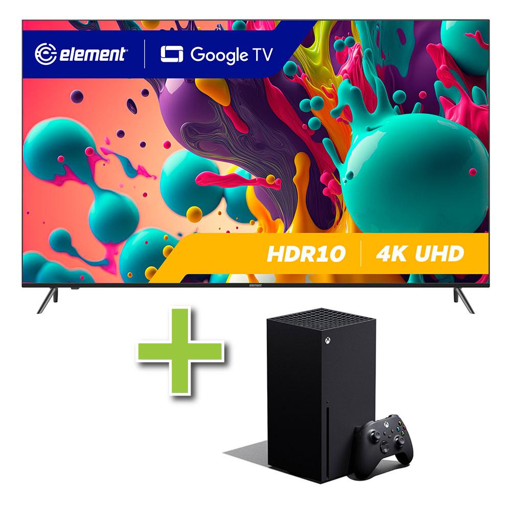 Rent to Own Element 75" Element Frameless Google 4K Ultra HD Smart TV & Xbox Series X 1TB ...